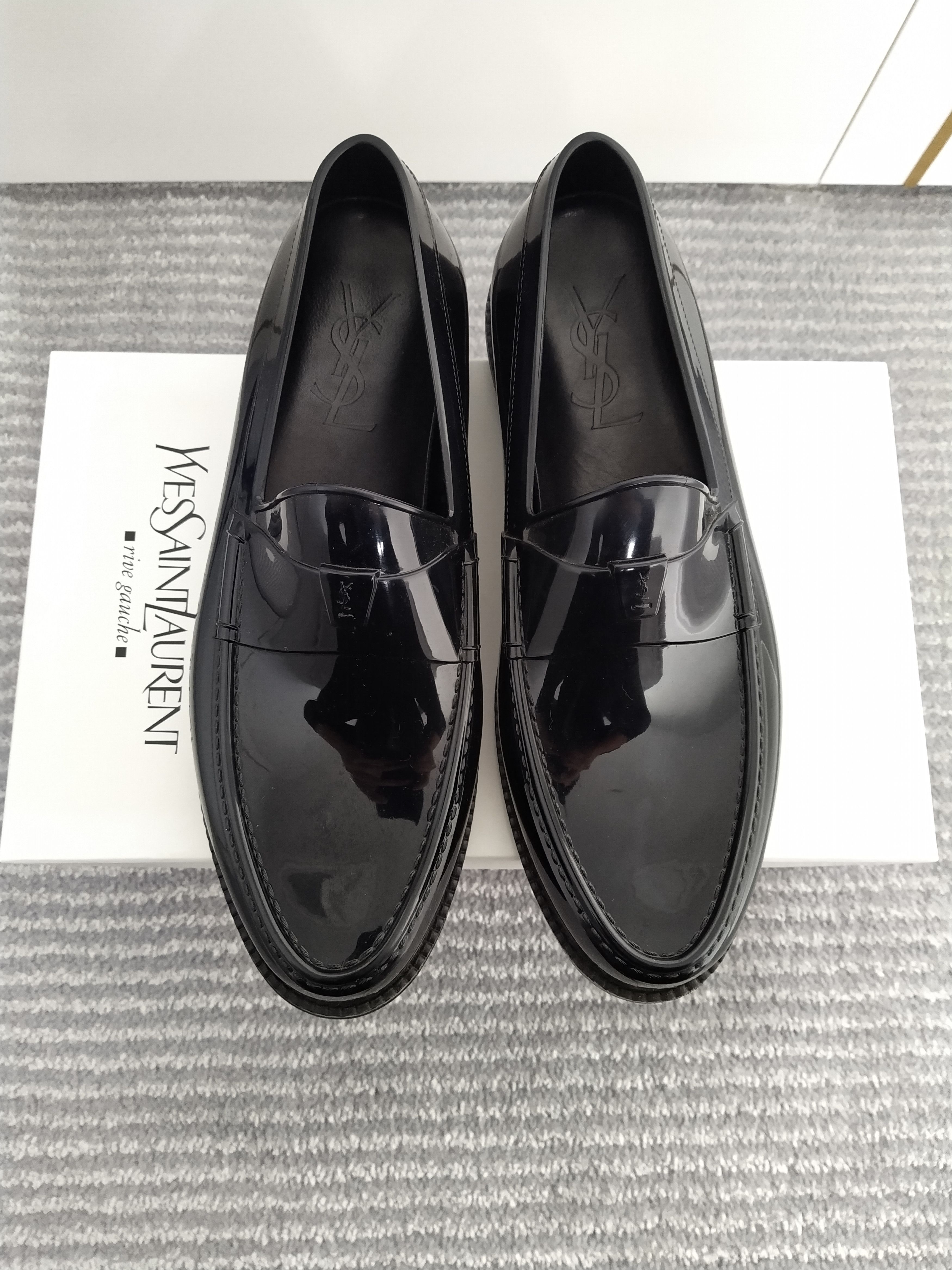Yves Saint Laurent RUNWAY Kennedy Rubber Loafers | Grailed