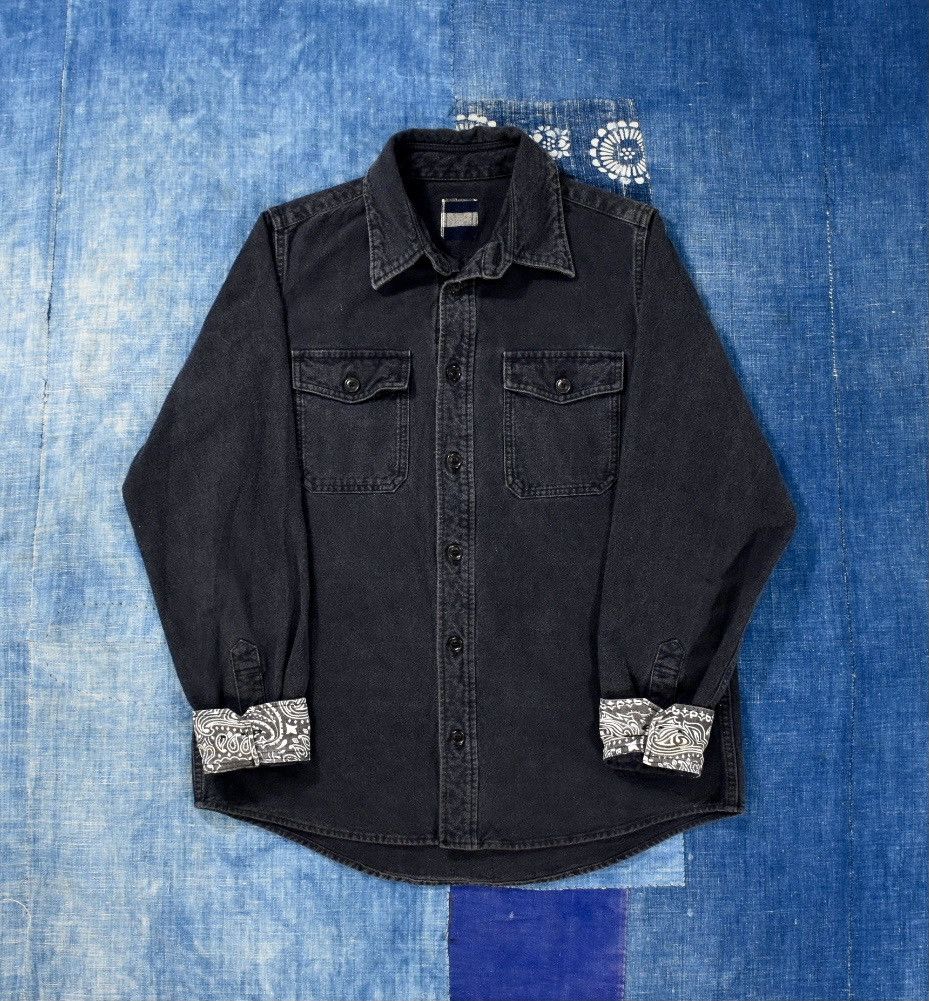 Visvim Visvim 18aw Ict Elk Black Flannel size 1 Kofu dk.Indigo | Grailed