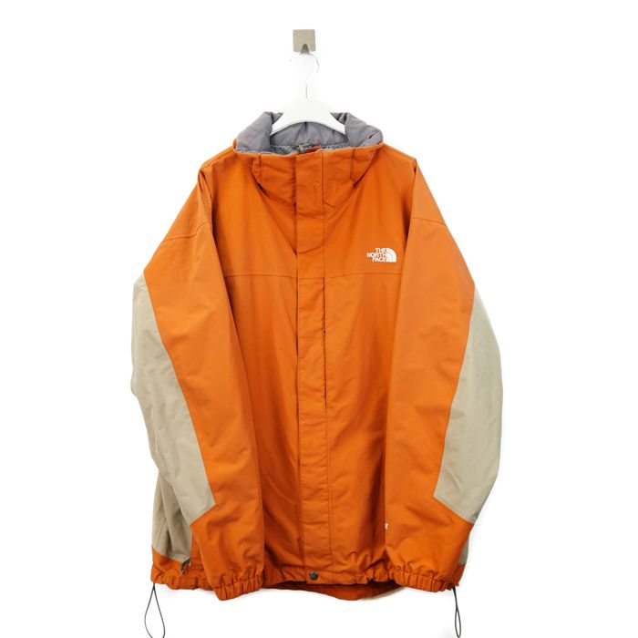 The North Face Orange HyVent Techwear/Gorpcore Jacket | Grailed