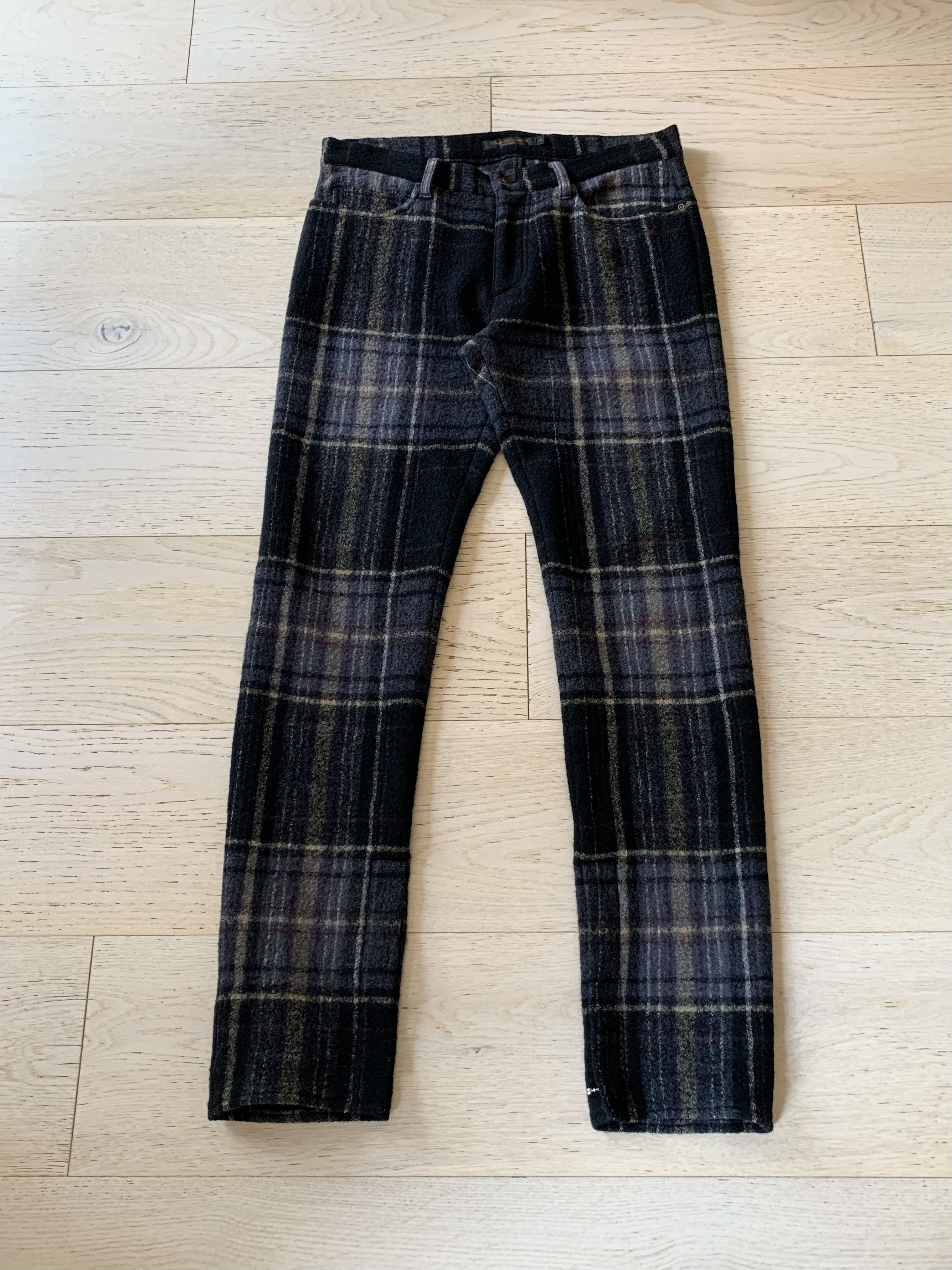 Undercover Undercover AW04 "But Beautiful" Wool Plaid Pants | Grailed