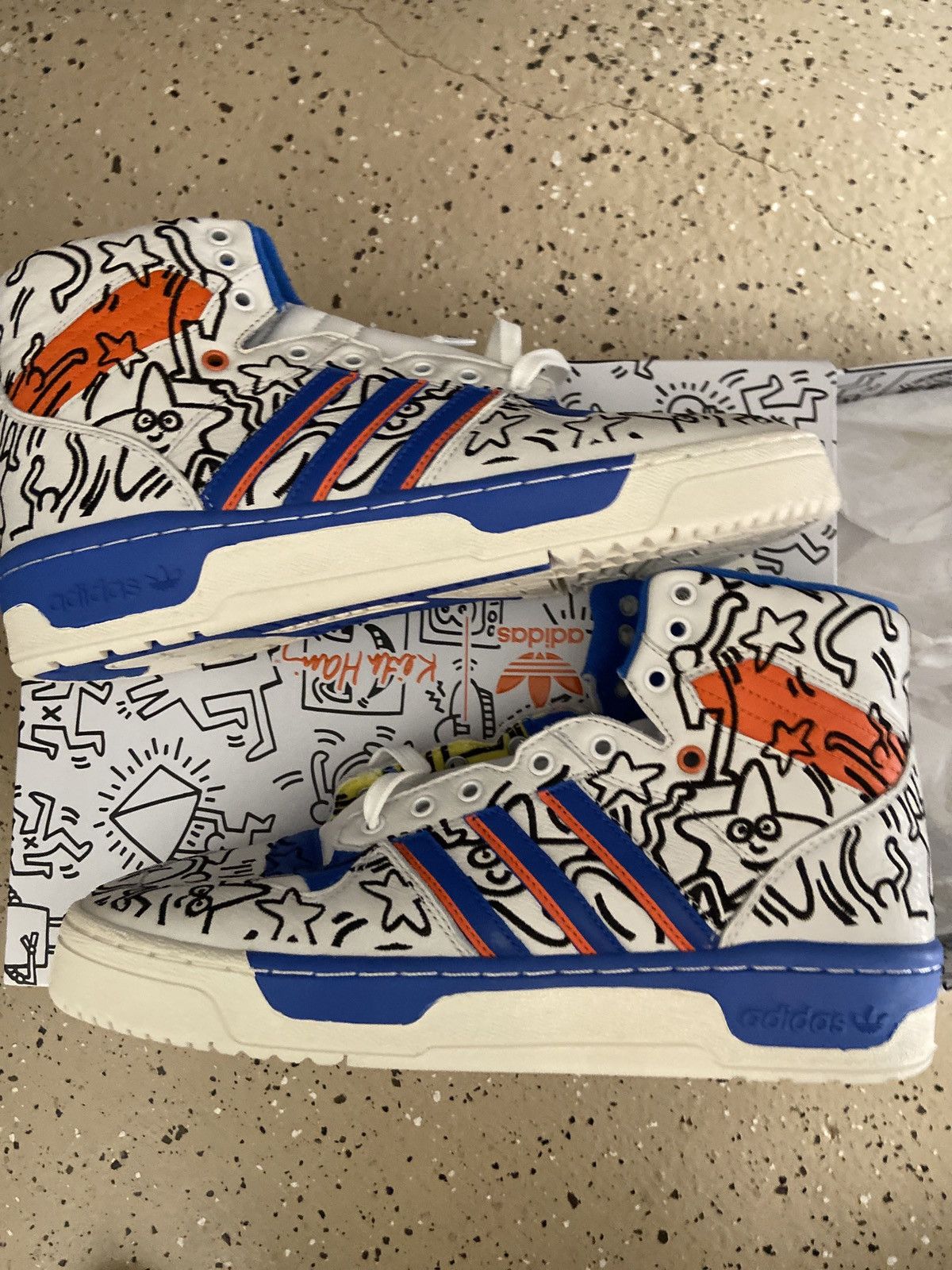 Keith Haring Adidas Rivalry Hi Keith Haring | Grailed