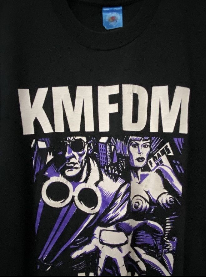Band Tees × Streetwear × Vintage Vintage 90s KMFDM Money band Tour T ...