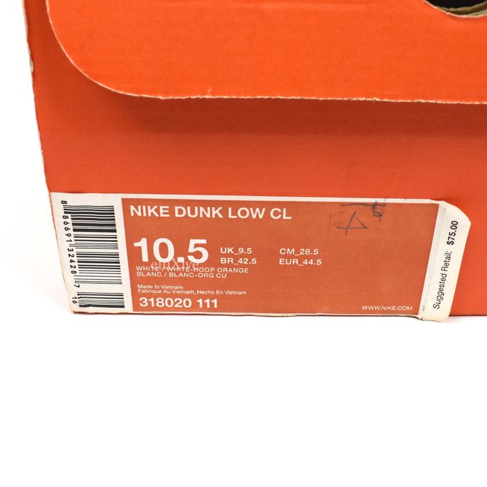Nike Nike Dunk Low CL 'Hoop Orange' DS | Grailed