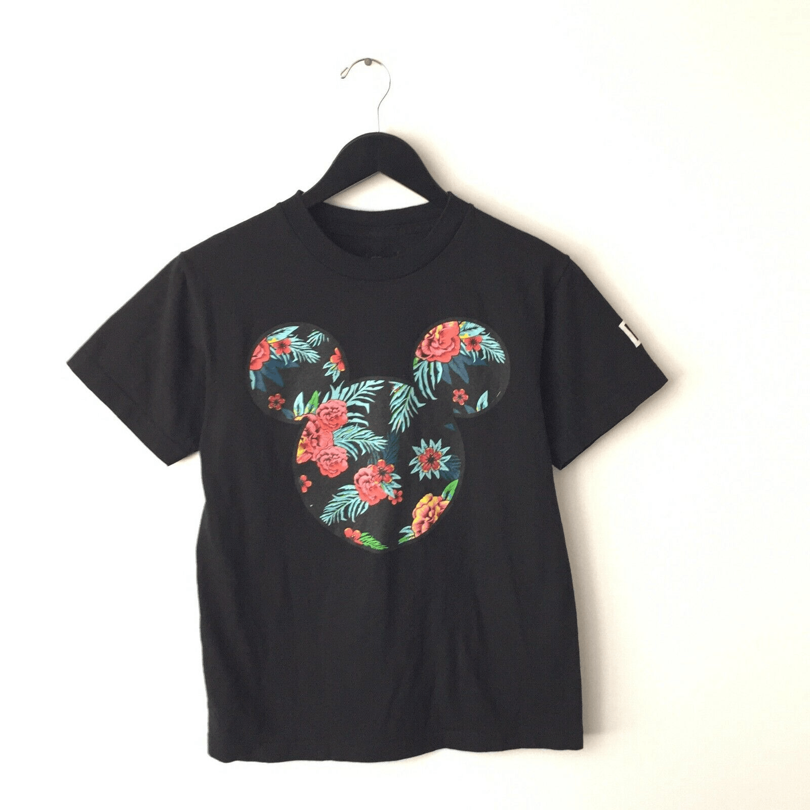 Neff Disney x Neff Mickey Mouse Head Floral Graphic Tee S | Grailed