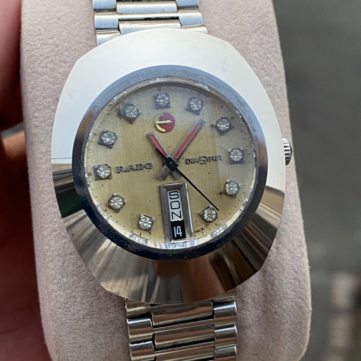 Rado Vintage Rado Diastar Silver 11 Diamonds Full Original | Grailed