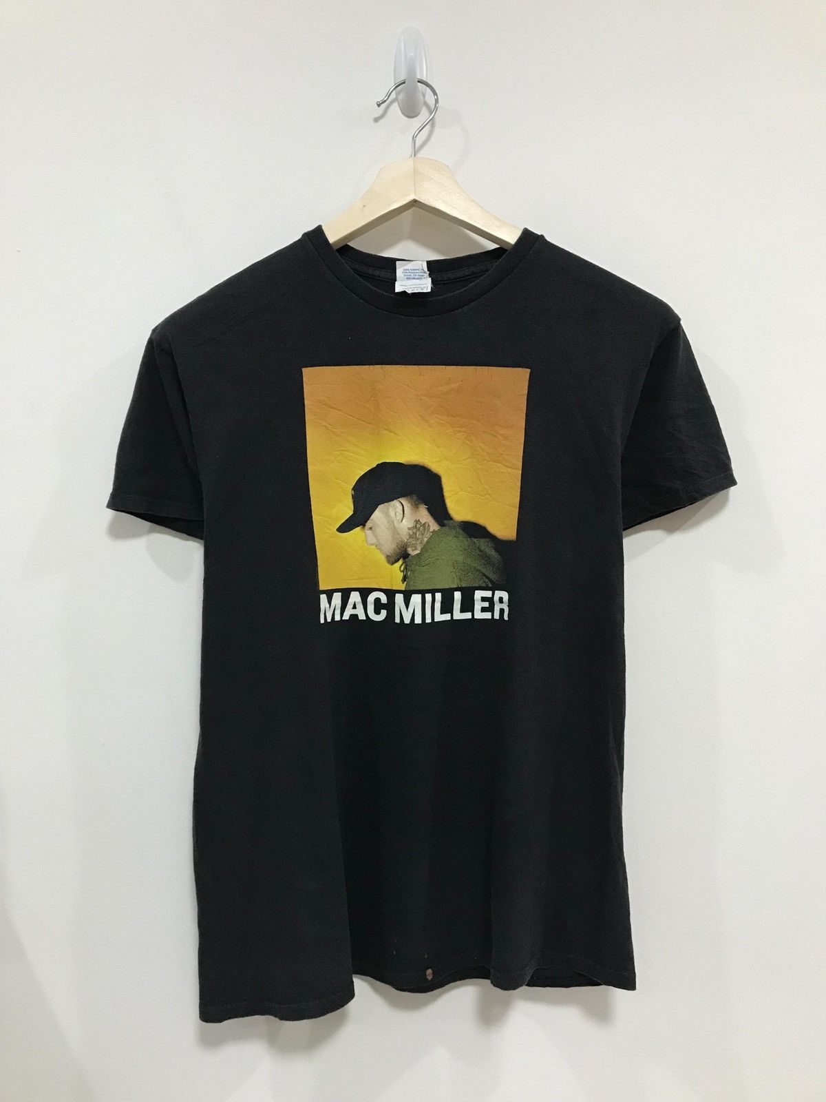 Mac Miller × Rap Tees × Streetwear Mac Miller T-shirt, has faded,has ...