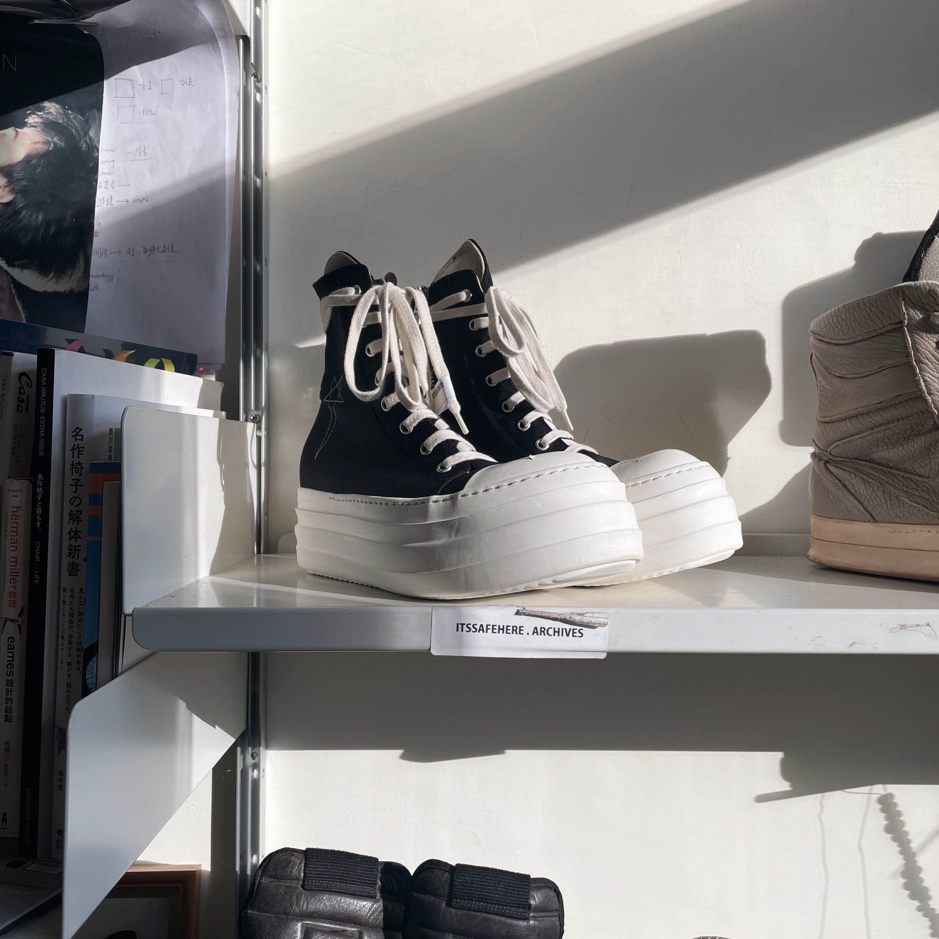 Rick Owens × Rick Owens Drkshdw Rick Owens Pentagram Double bumper Ramones B826 | Grailed