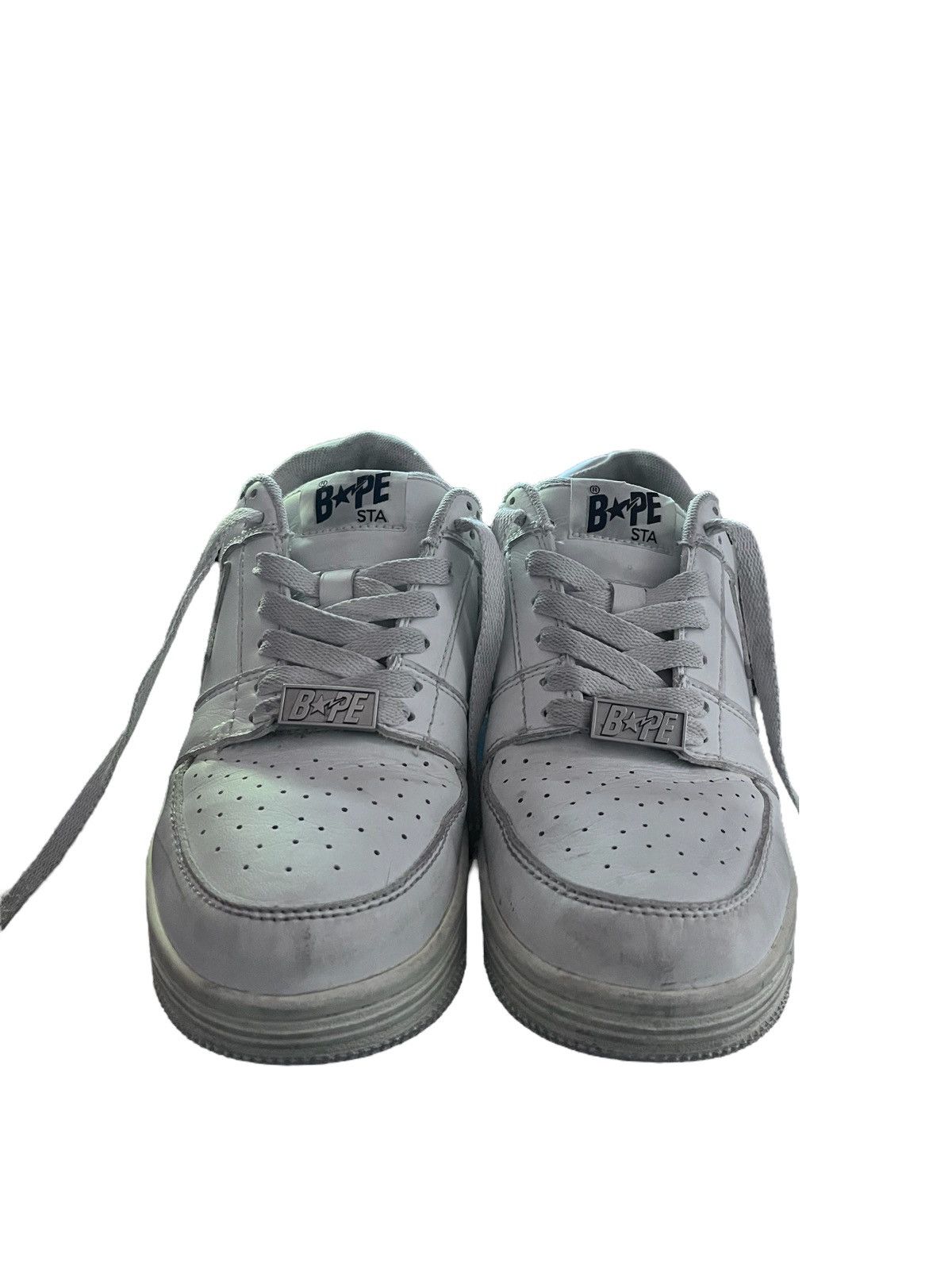 Bape rare all white bapesta | Grailed