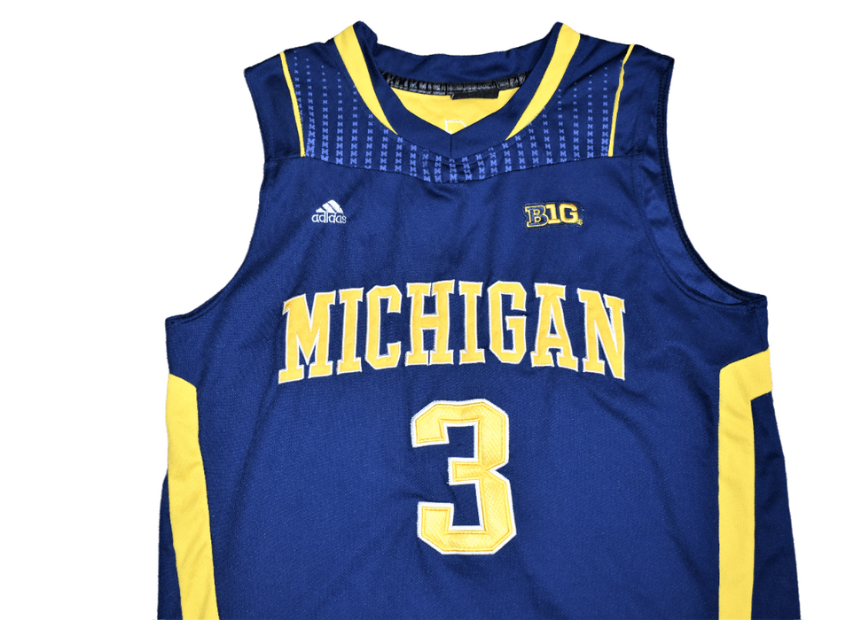 Adidas Michigan Burke #3 Adidas Basketball Jersey | Grailed