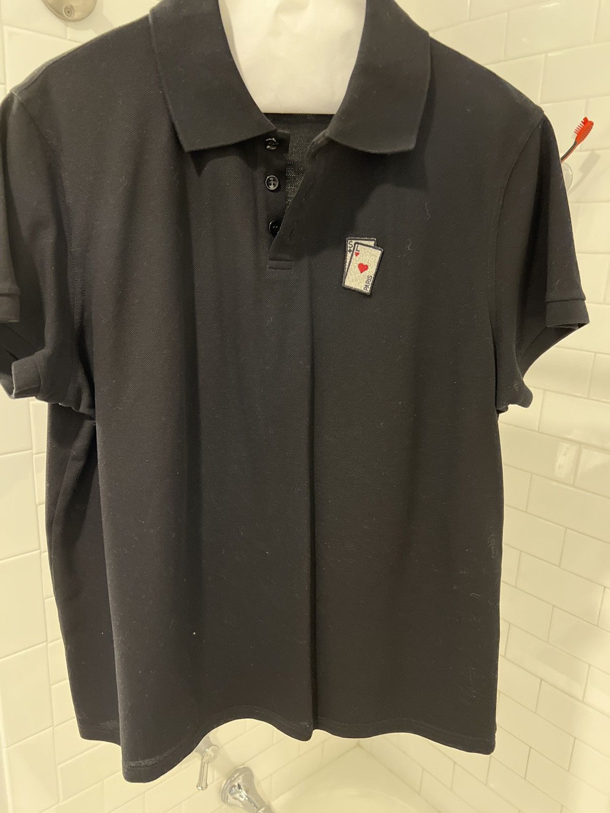 Saint Laurent Paris Saint Laurent Paris playing cards polo shirt | Grailed