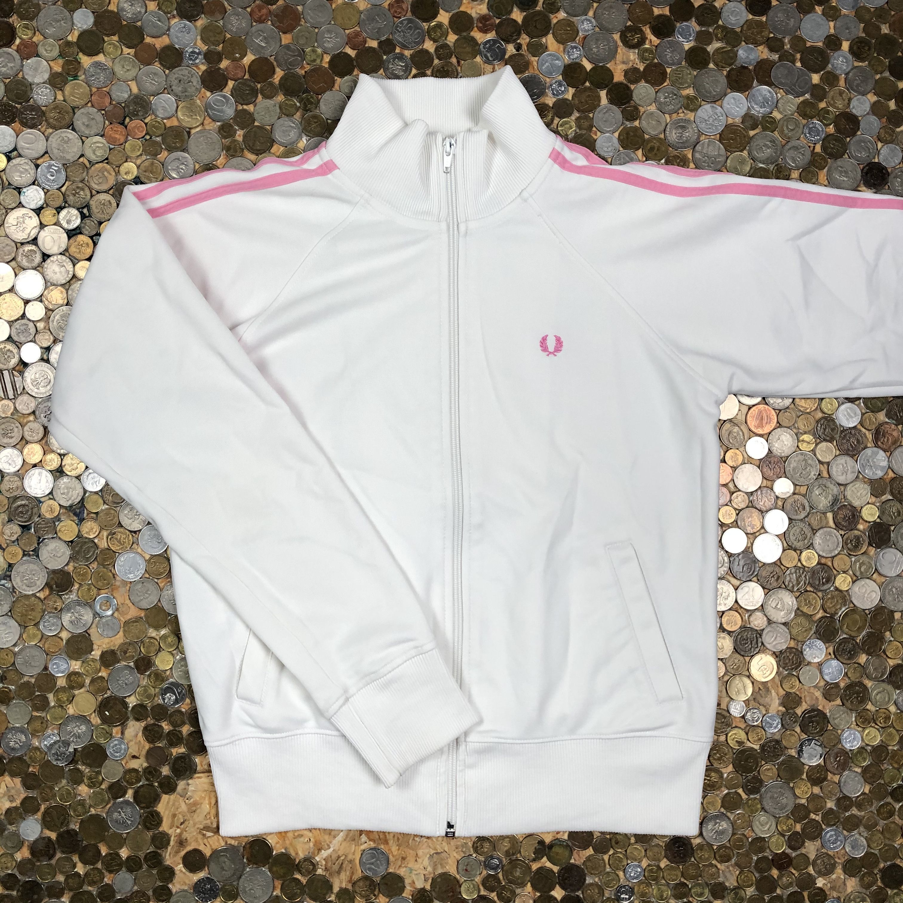 Fred Perry Fred Perry zip tracksuit with pink mini logo | Grailed