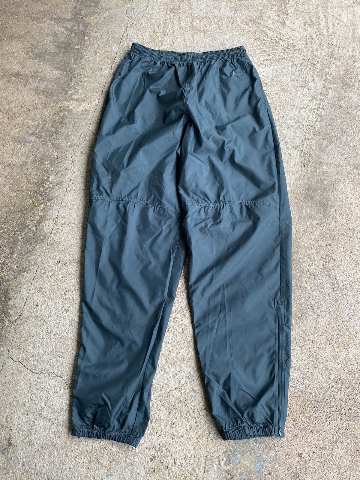 Nike × Streetwear × Vintage Vintage 90’s Nike Green Nylon Track Pants ...