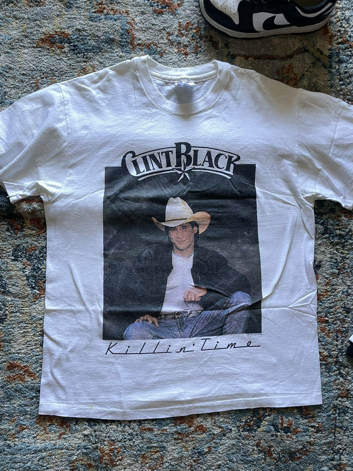 Vintage Vintage 90s CLINT BLACK KILLIN TIME tee | Grailed