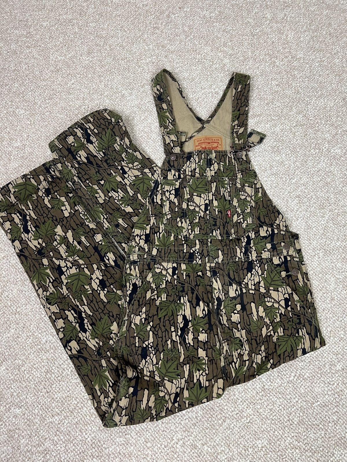 Levi's × Supreme SS13 Tree Camo Overalls | Grailed