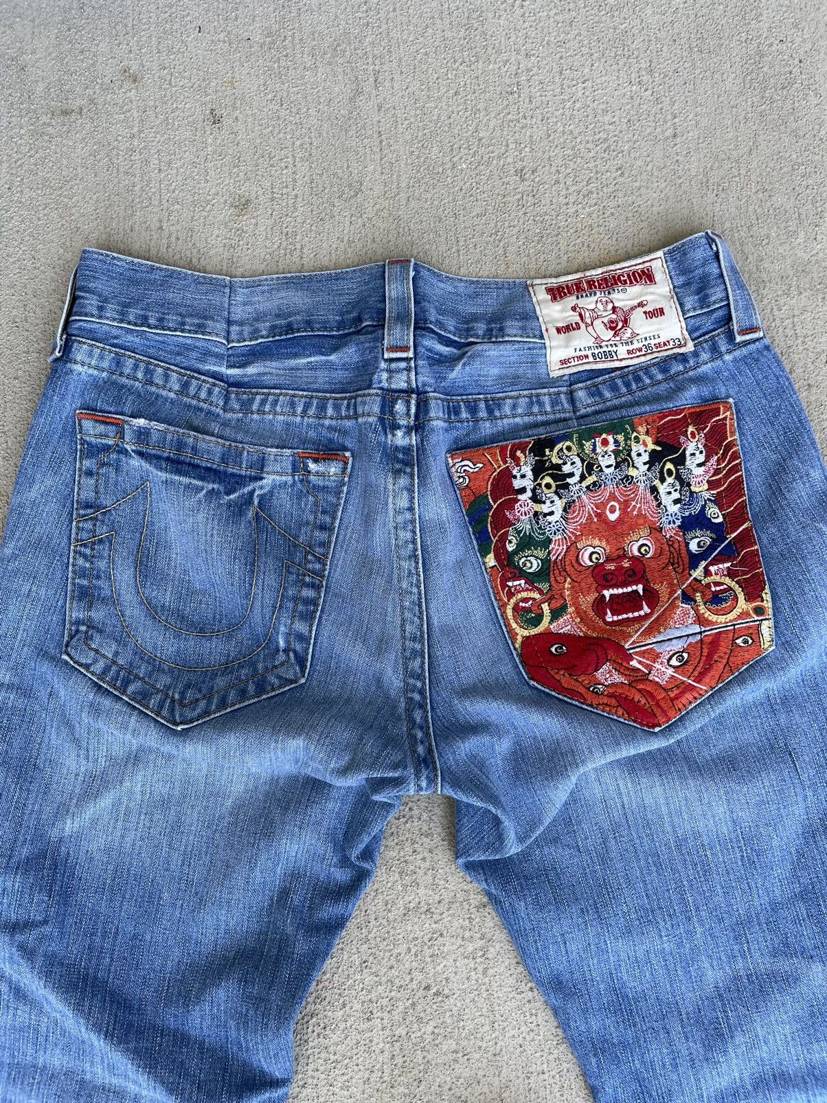 True Religion × Vintage Rare Vintage True Religion Embroidered Denim ...