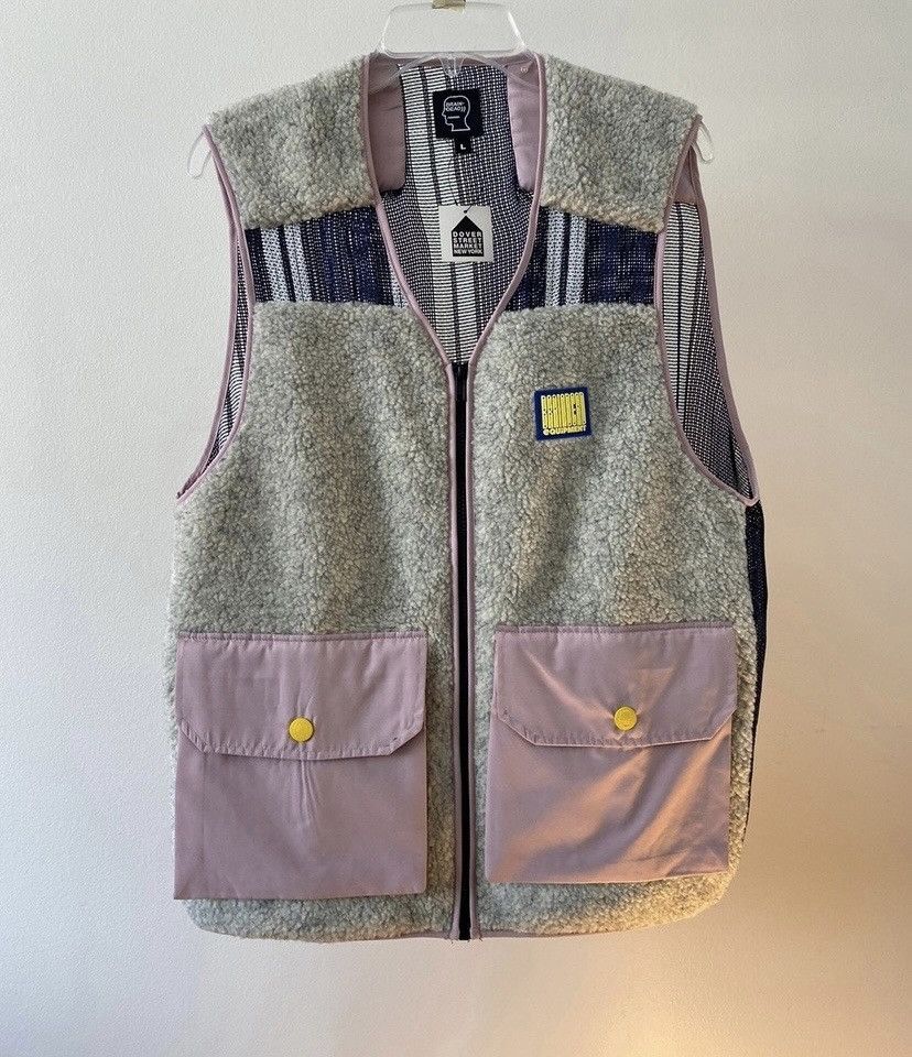 Brain Dead BRAIN DEAD SHERPA TACTICAL VEST - CREAM/DUST PINK | Grailed