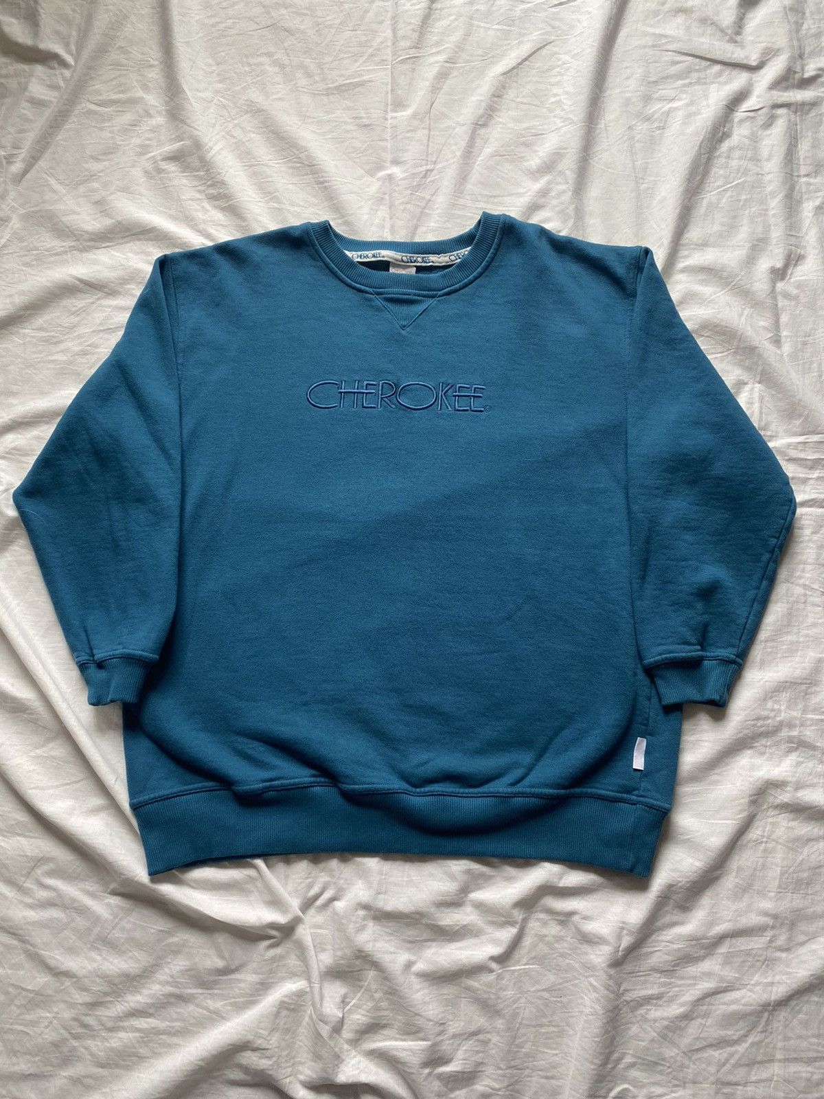Cherokee × Vintage Vintage Cherokee Embroidered Crewneck | Grailed