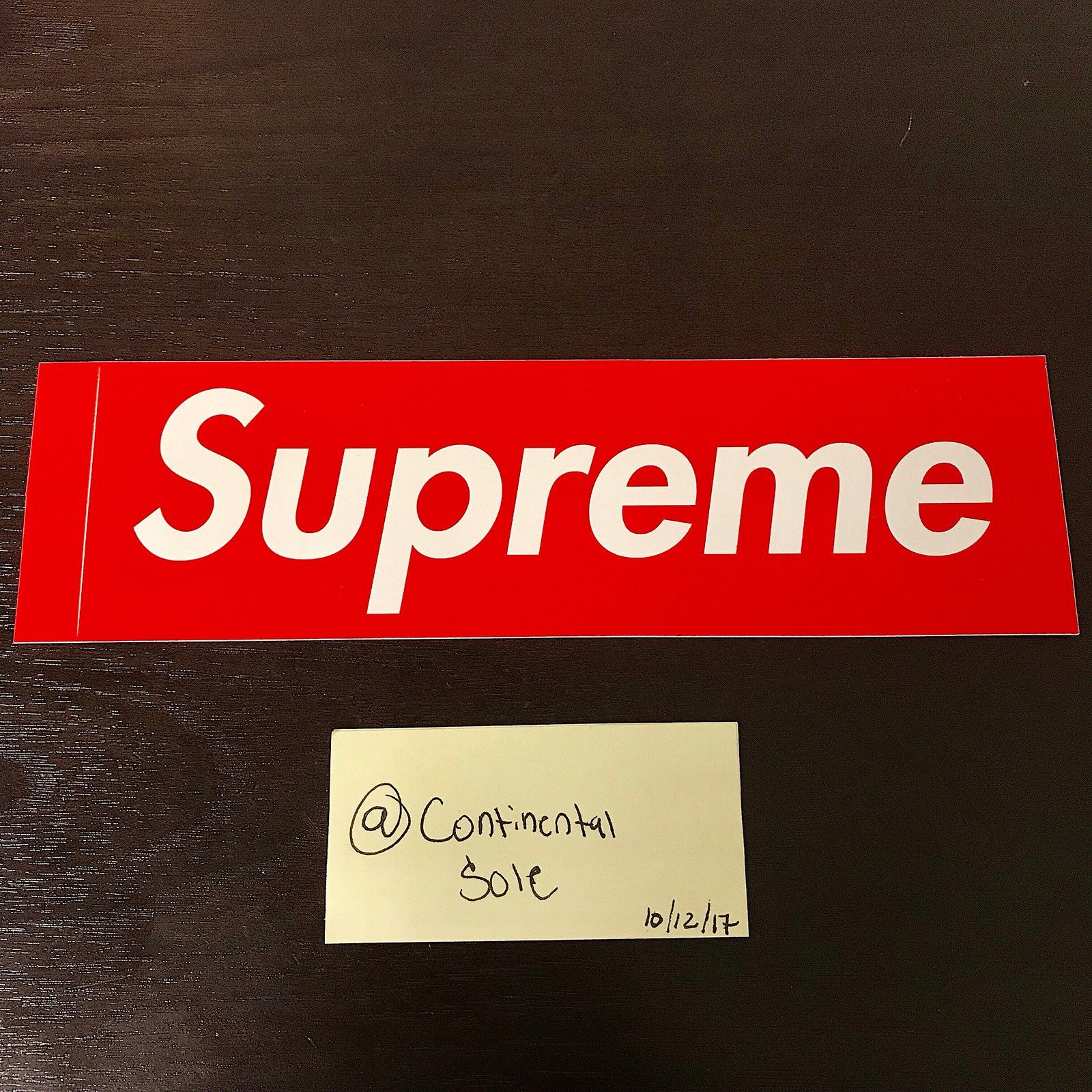 Supreme 100% AUTHENTIC Supreme Box Logo Sticker | Grailed