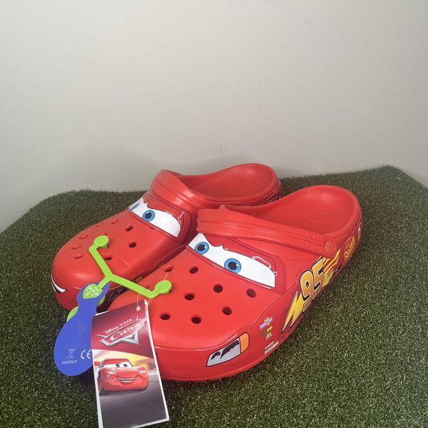 Crocs Lightning McQueen Crocs Clogs LIGHT UP Disney Cars Size 12 | Grailed