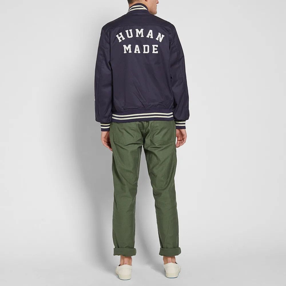 Human Made NWOT HUMAN MADE DRY ALL REVERSIBLE VARSITY JACKET | Grailed