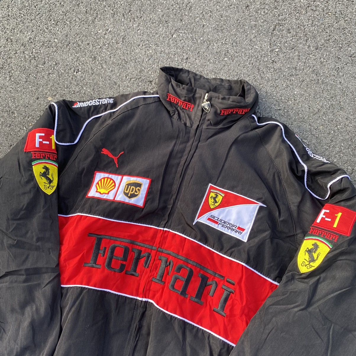 Ferrari × Streetwear × Vintage Vintage Ferrari F1 Racing Jacket | Grailed