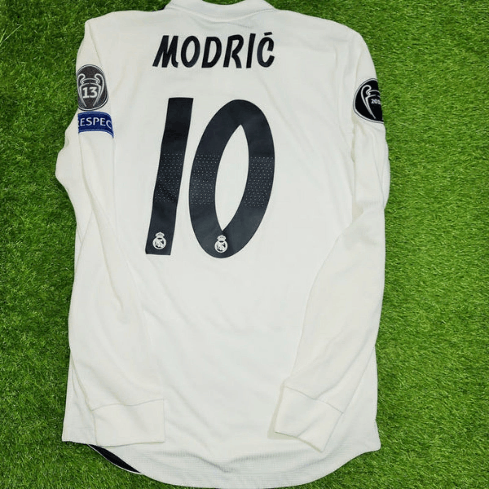 Adidas Modric Real Madrid 2018 UEFA PLAYER ISSUE Soccer Jersey S | Grailed