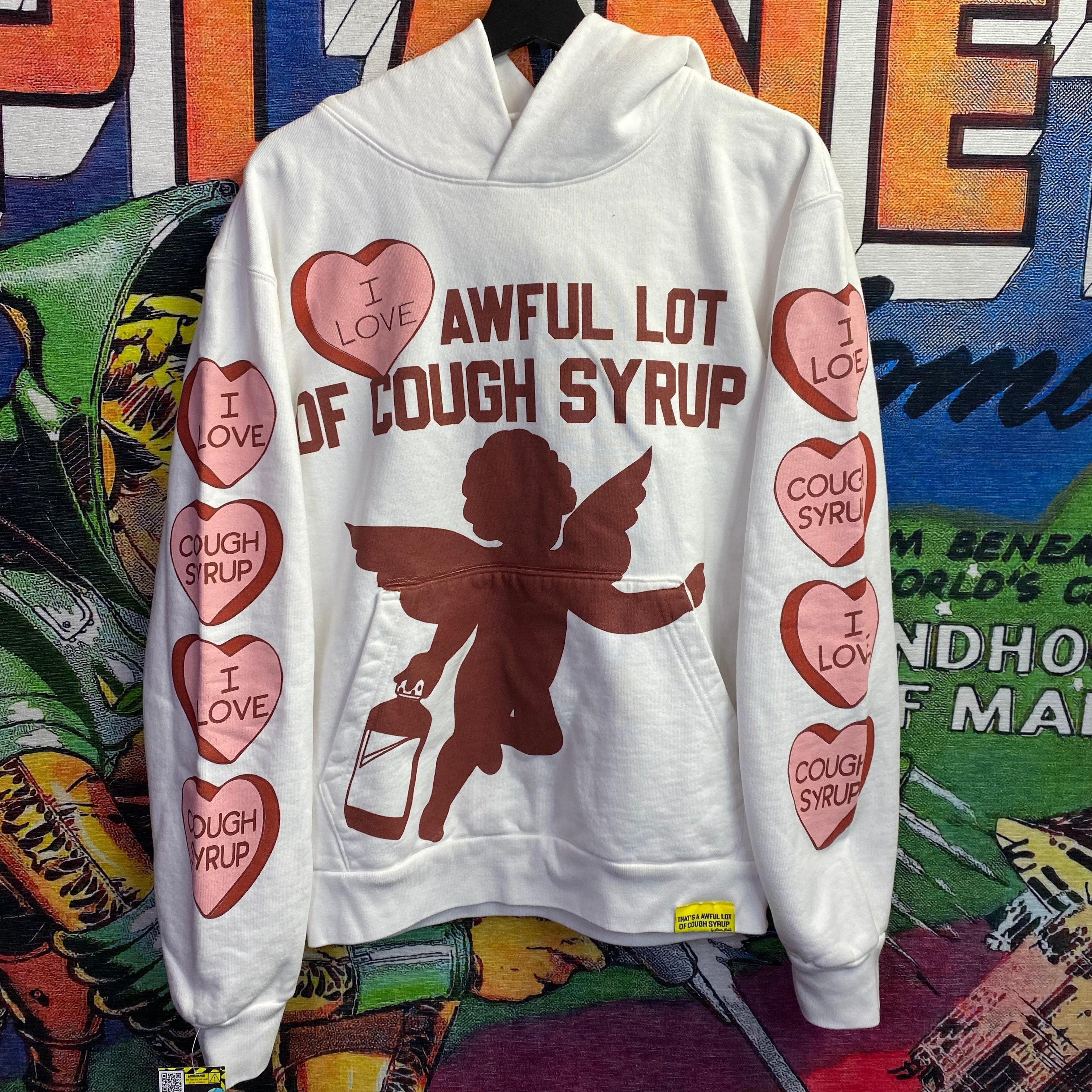 Designer × Streetwear Awful Lot Of Cough Syrup Valentines Cupid Hoodie ...