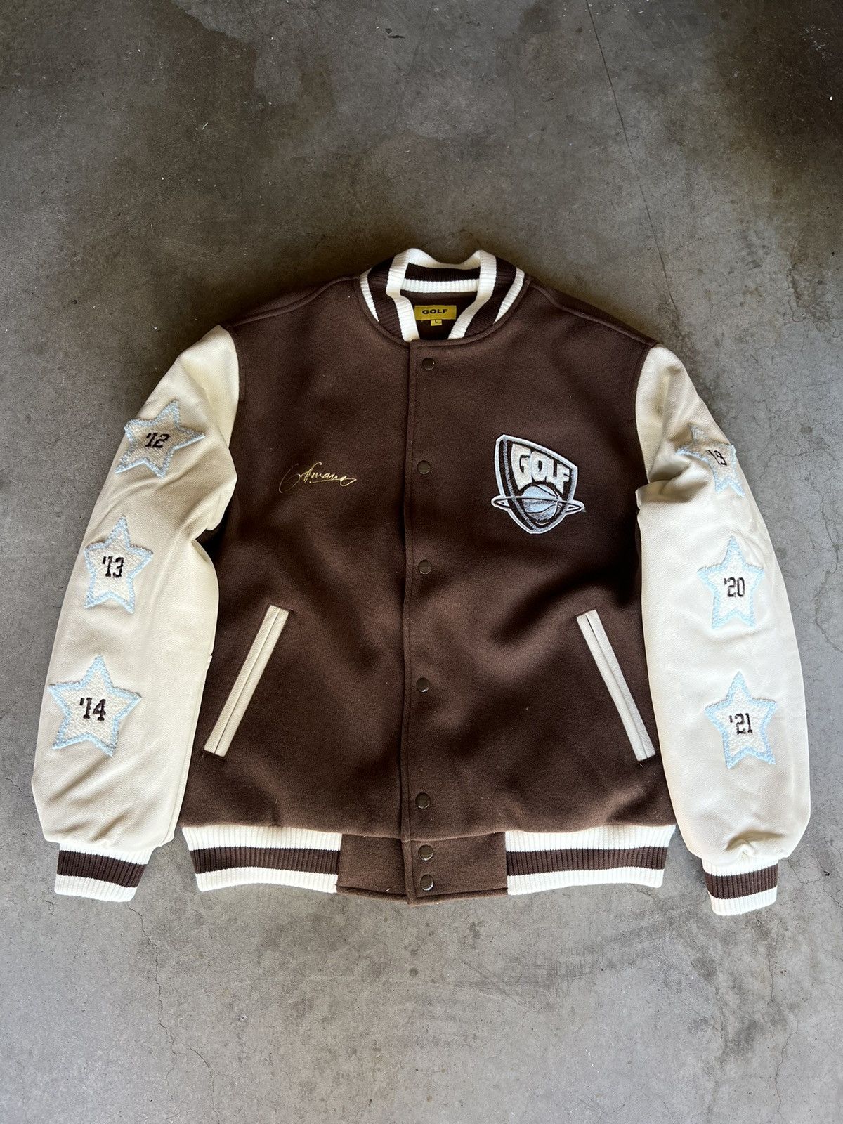 Golf Wang DS Golf Wang Championship Letterman Varsity Jacket | Grailed