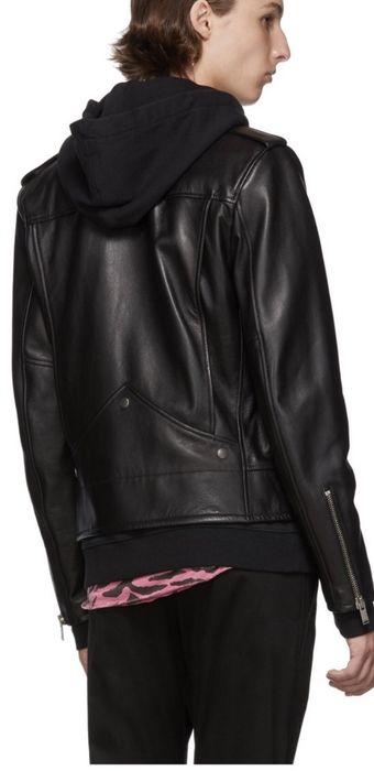 Saint Laurent Paris Saint Laurent X Hedi Slimane L01 leather jacket 52 ...