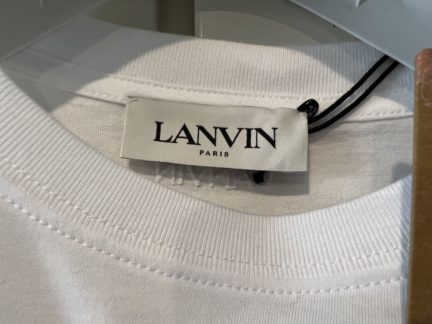 Lanvin SS'21 T-shirt Logo in French | Grailed