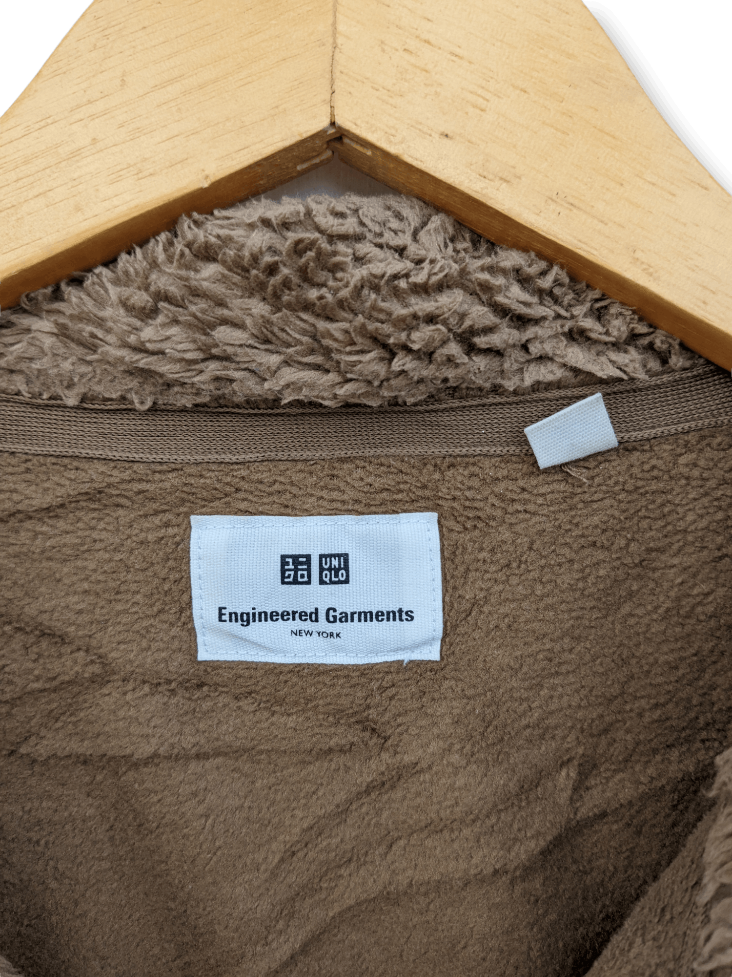 Engineered Garments Engineered Garment Patchwork Sherpa Sweater Jacket ...