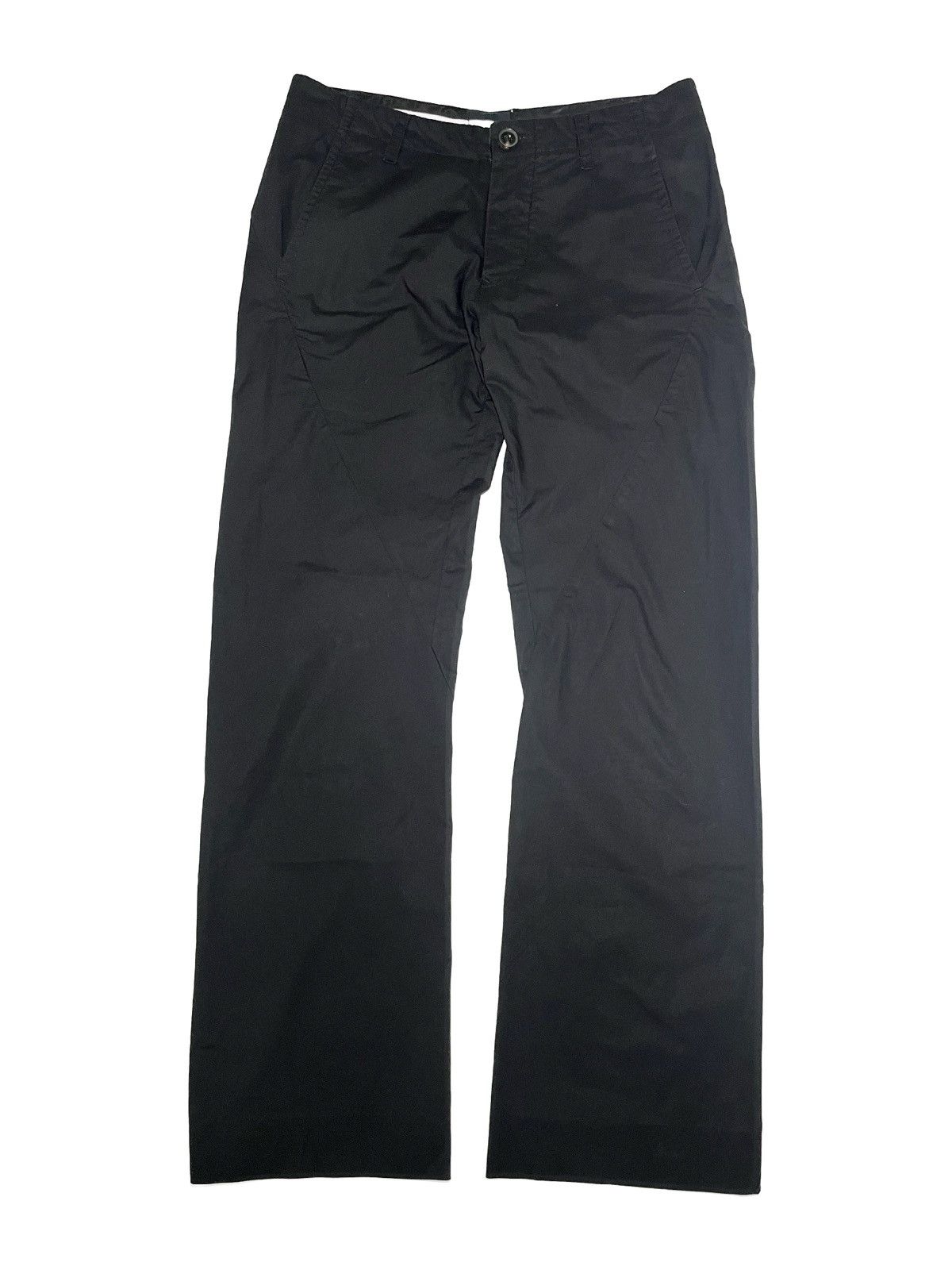 Rick Owens SS09 “Strutter” Mainline Spiral Cut Trousers Black Archive | Grailed