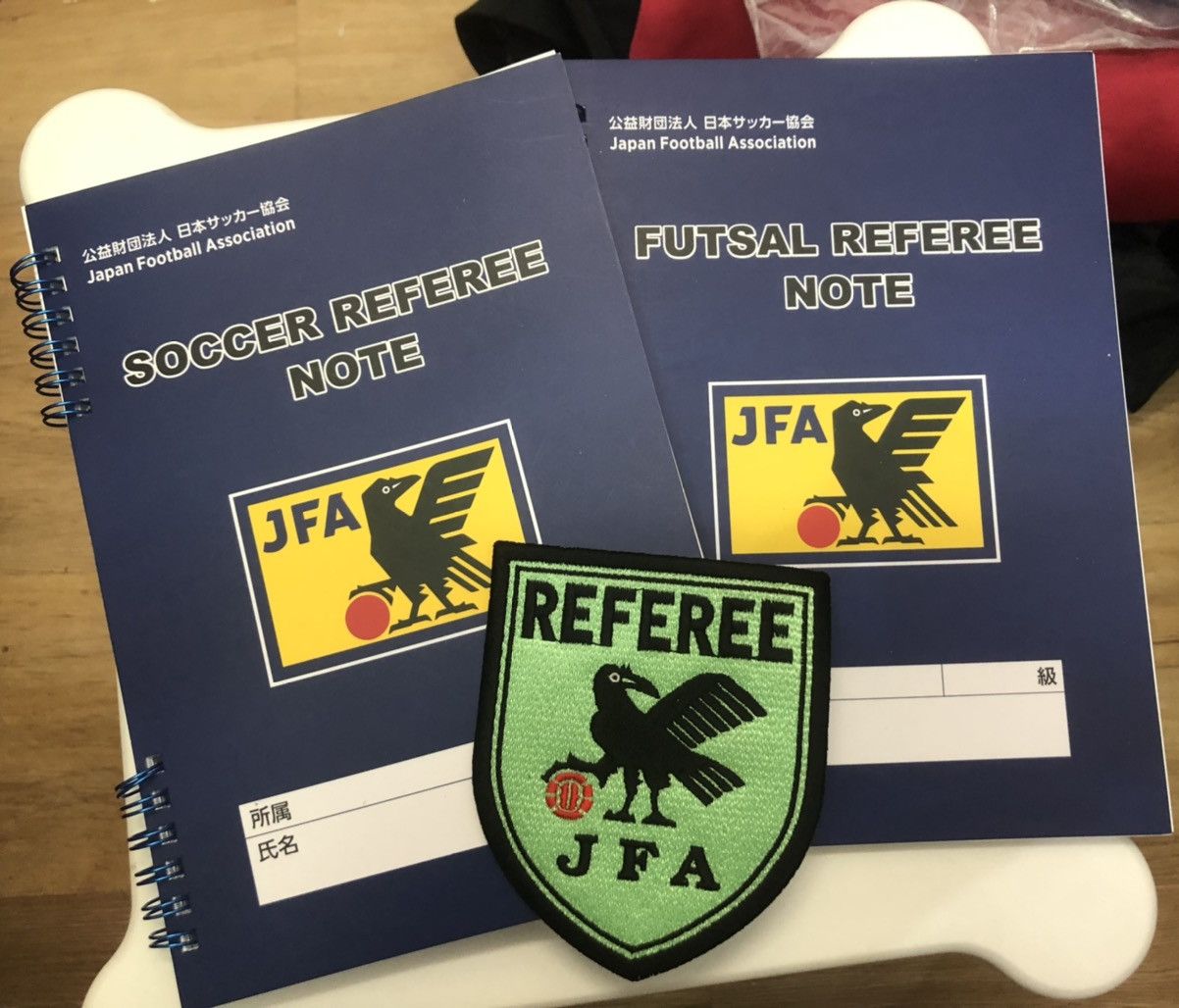 Japanese Brand Japan JFA referee patch + notebook | Grailed