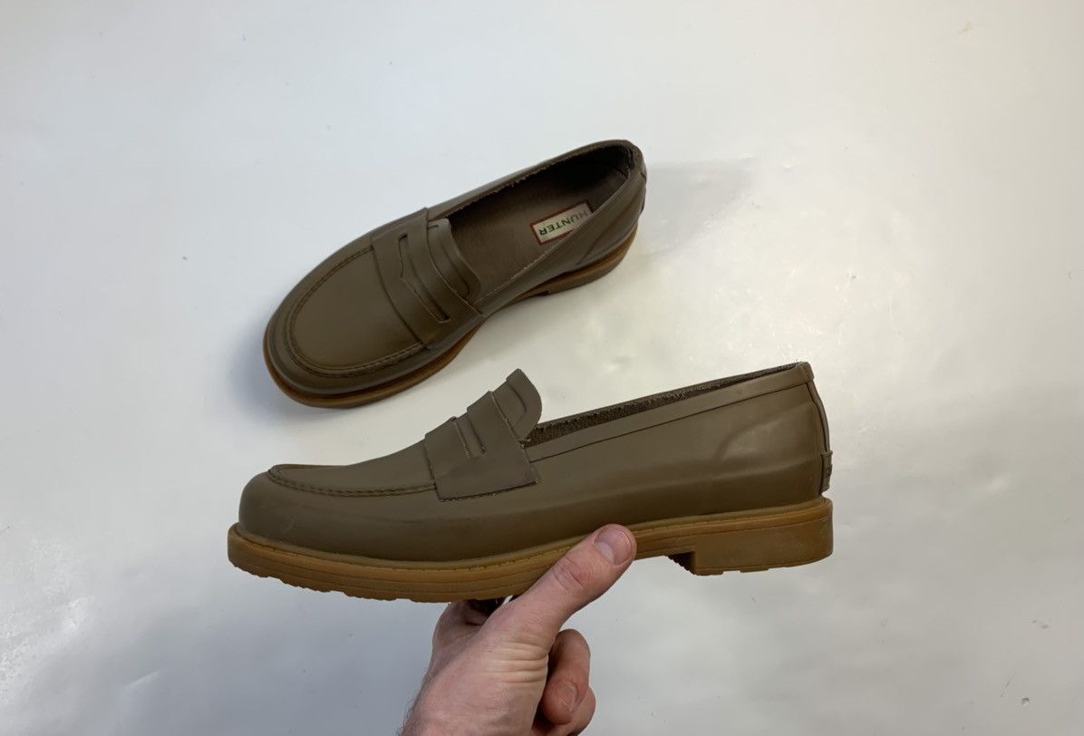Hunter Hunter Rubber Penny Loafer Tan Slip On Waterproof Size 10 | Grailed
