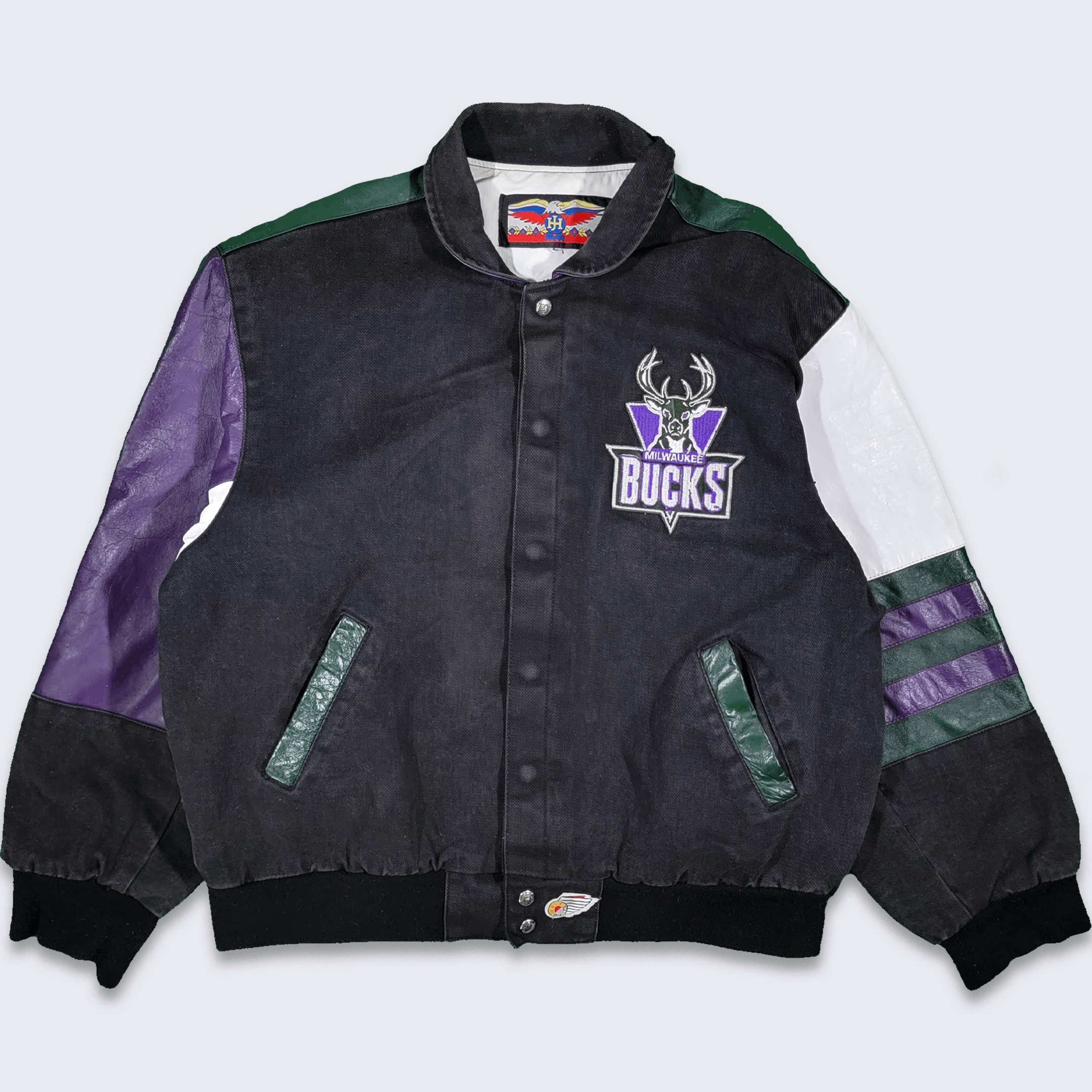 Jeff Hamilton × Varsity Jacket × Vintage Milwaukee Bucks Vintage 90s ...