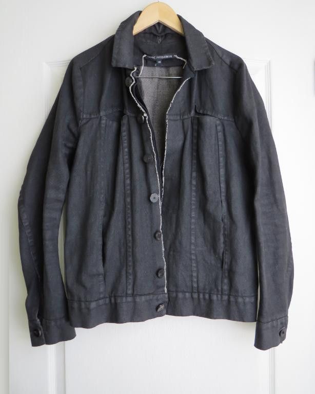 Cedric Jacquemyn Coated Linen Denim Jacket 50/M | Grailed