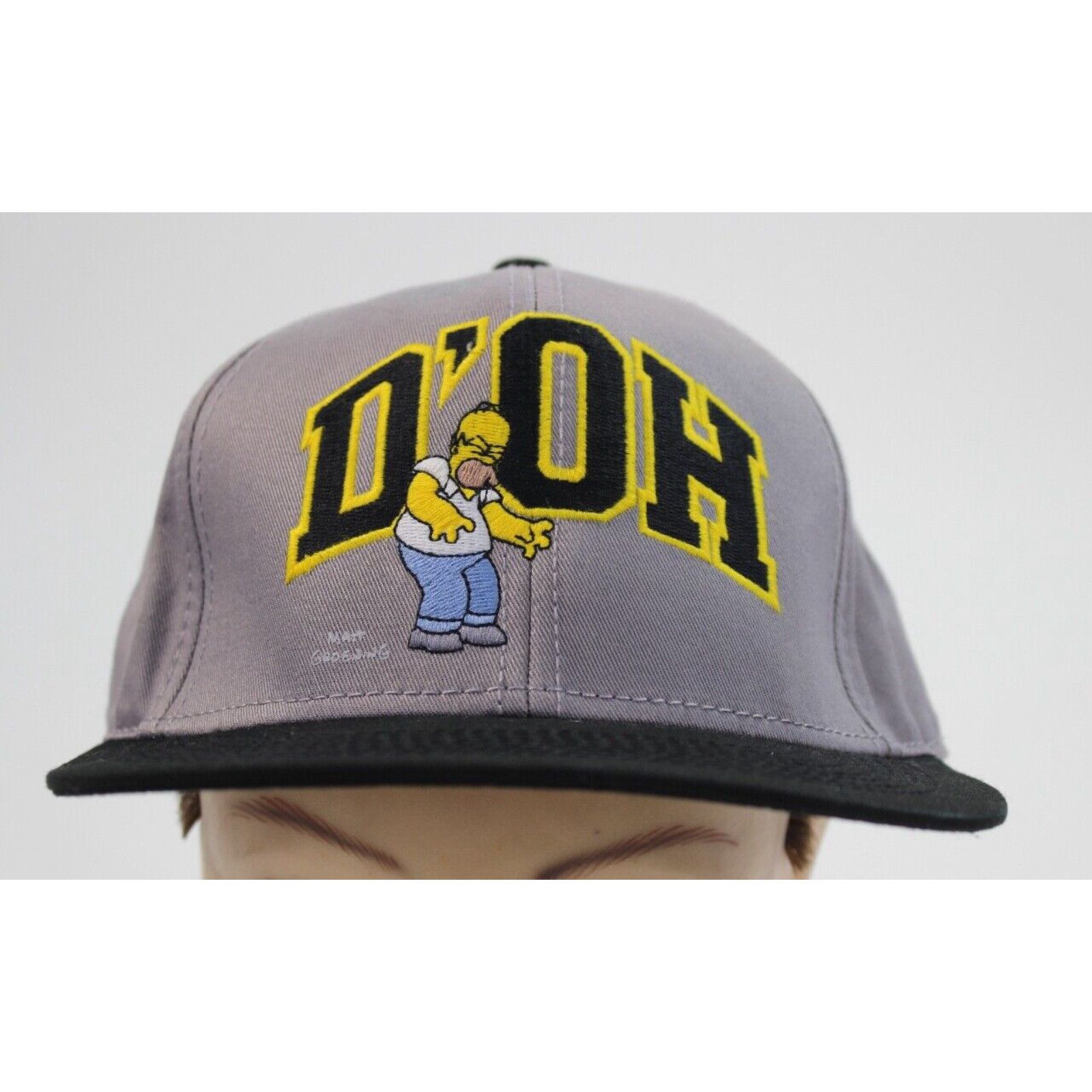 Vintage 2012 Official Fox The Simpsons Homer Doh D'oh Gray Black ...