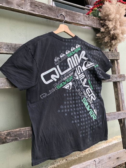 Vintage 🔥Vintage QuickSilver Big Logo Tees | Grailed