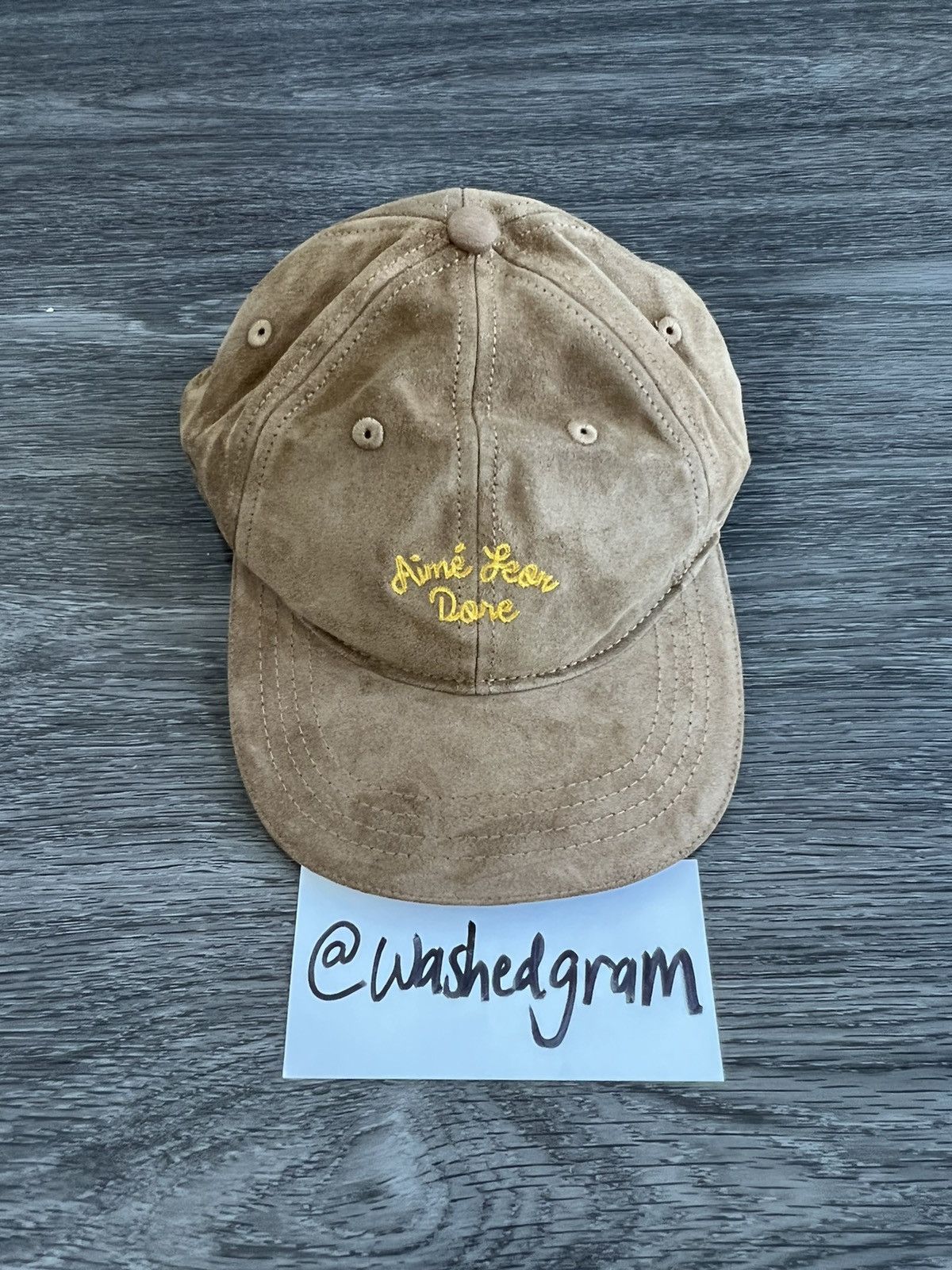 Aime Leon Dore ALD Suede Chain Link Logo Hat Cap FW22 | Grailed