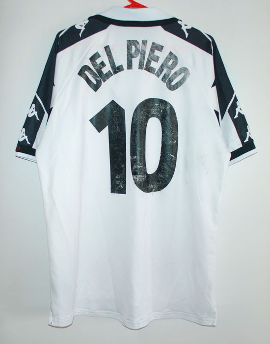 Vintage JUVENTUS 1998 1999 AWAY #10 DEL PIERO FOOTBALL SHIRT | Grailed