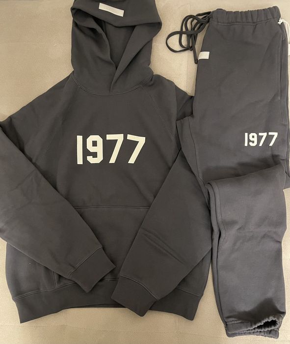 Fear of God Fear Of God Essentials Black Sweatsuit XL | Grailed