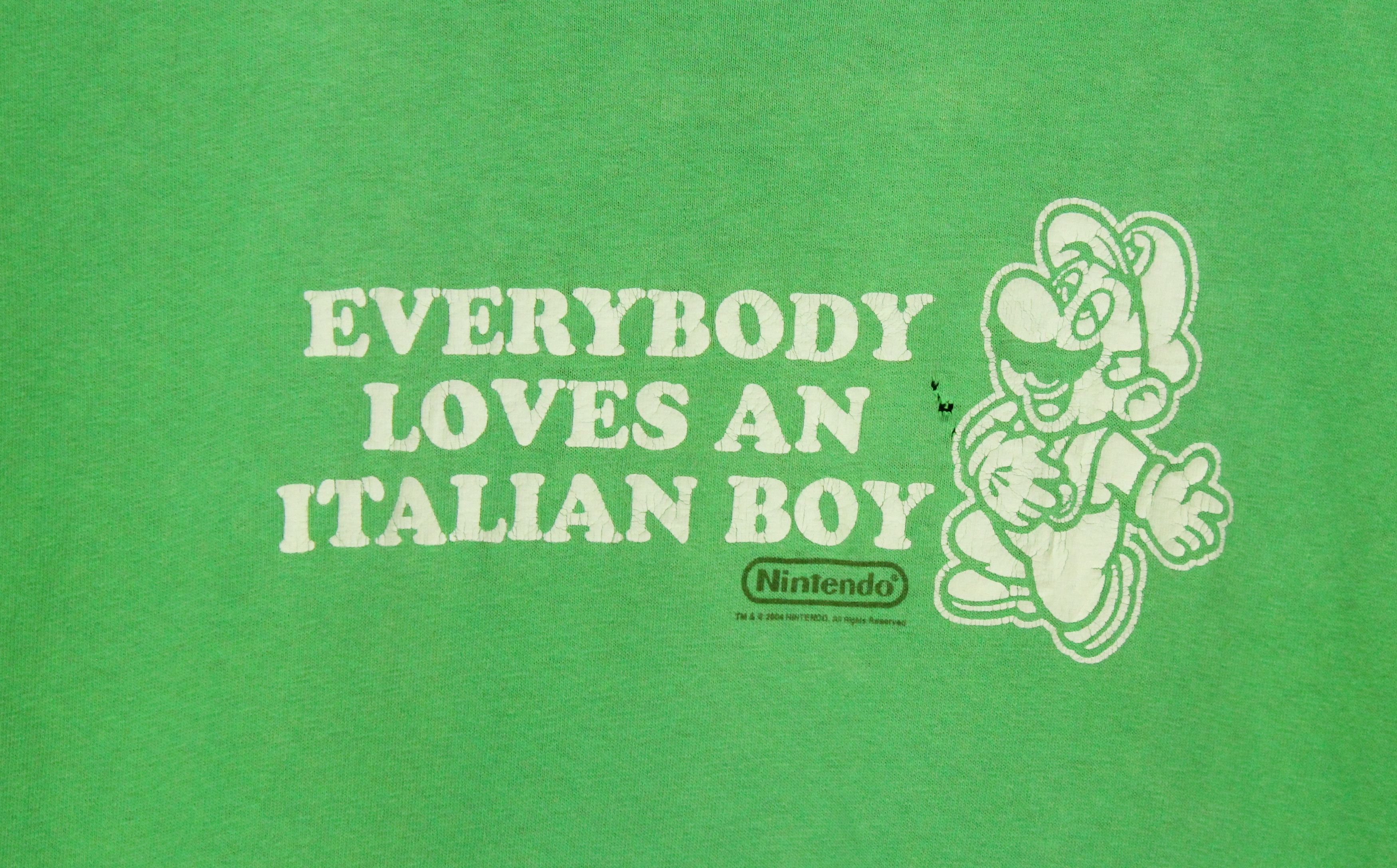 Nintendo × Vintage Vintage NINTENDO T Shirt Super Mario Distressed ...