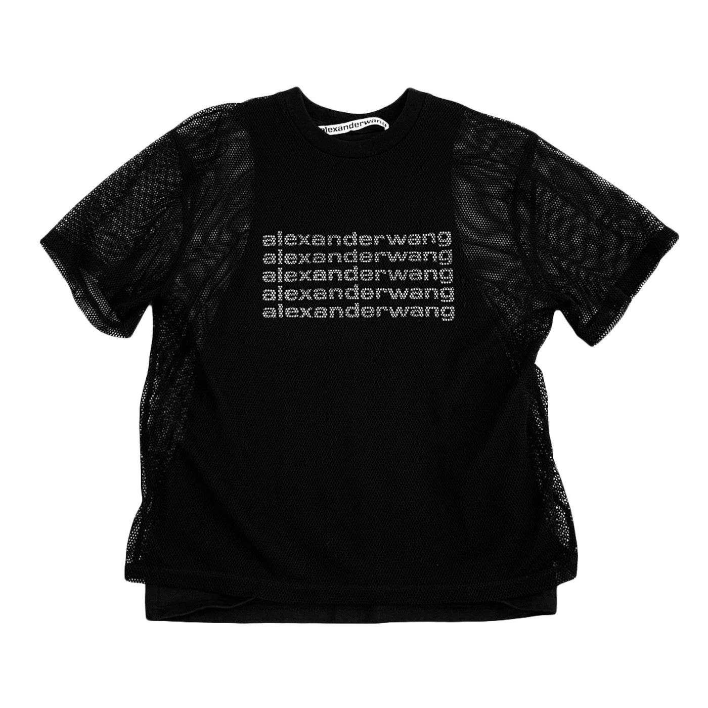 Alexander Wang Alexander Wang See-Through Logo T shirt | Grailed