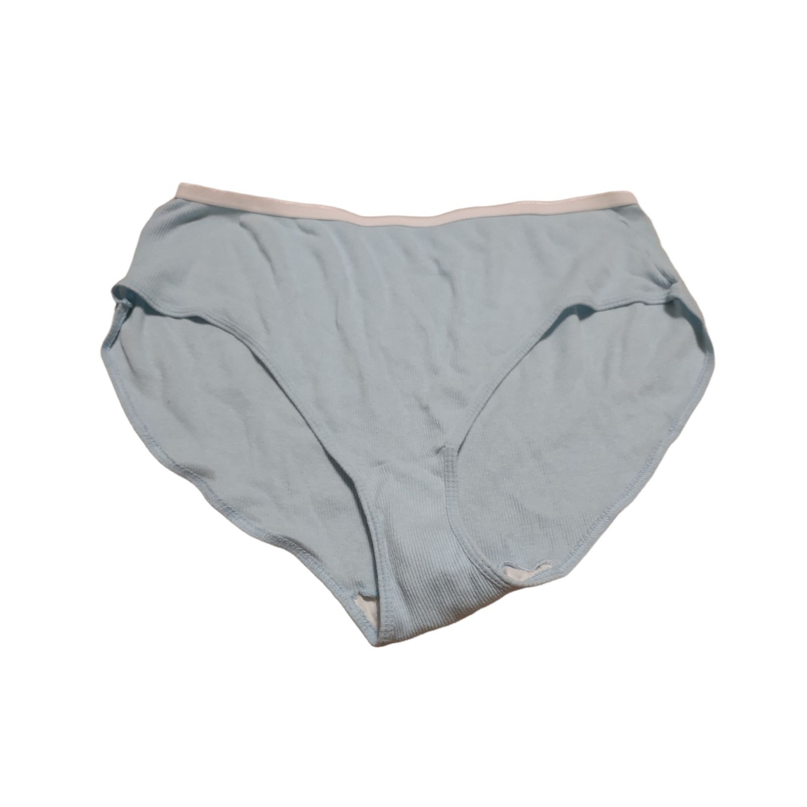 Hanes Just My Size Ribbed Cotton Brief Panties Size 144x Blue Grailed