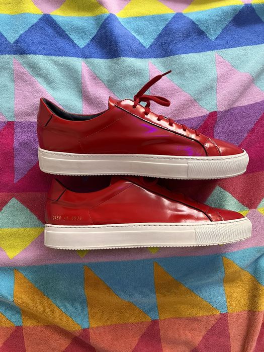 Common Projects Red Achilles Low Common Projects | Grailed