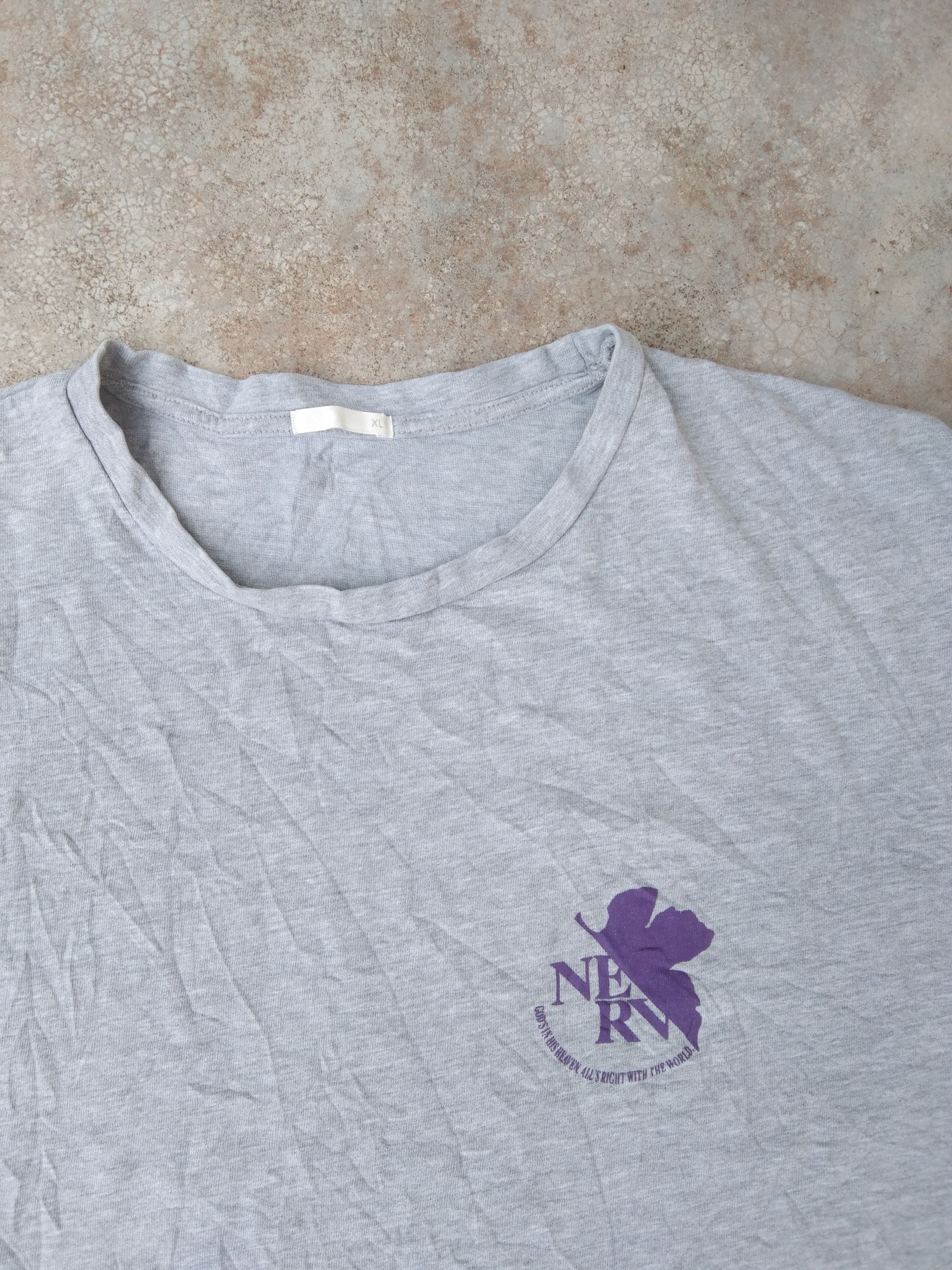 Cartoon Network Y2k Neon Genesis Avangelion 'NERV' Logo | Grailed