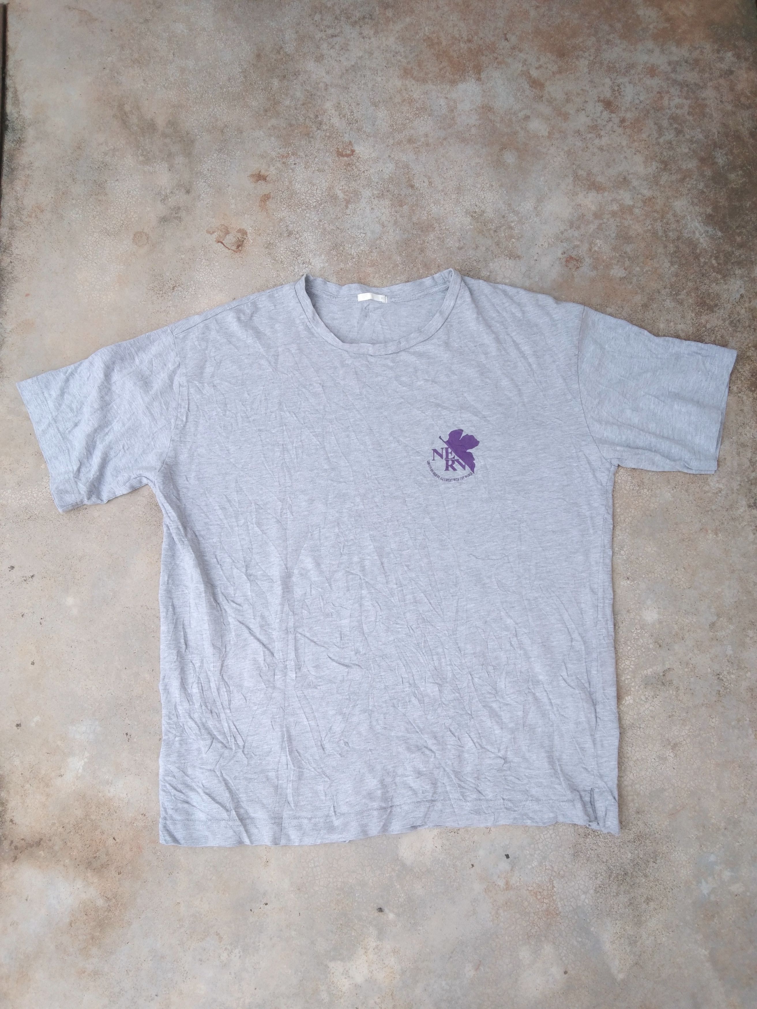 Cartoon Network Y2k Neon Genesis Avangelion 'NERV' Logo | Grailed