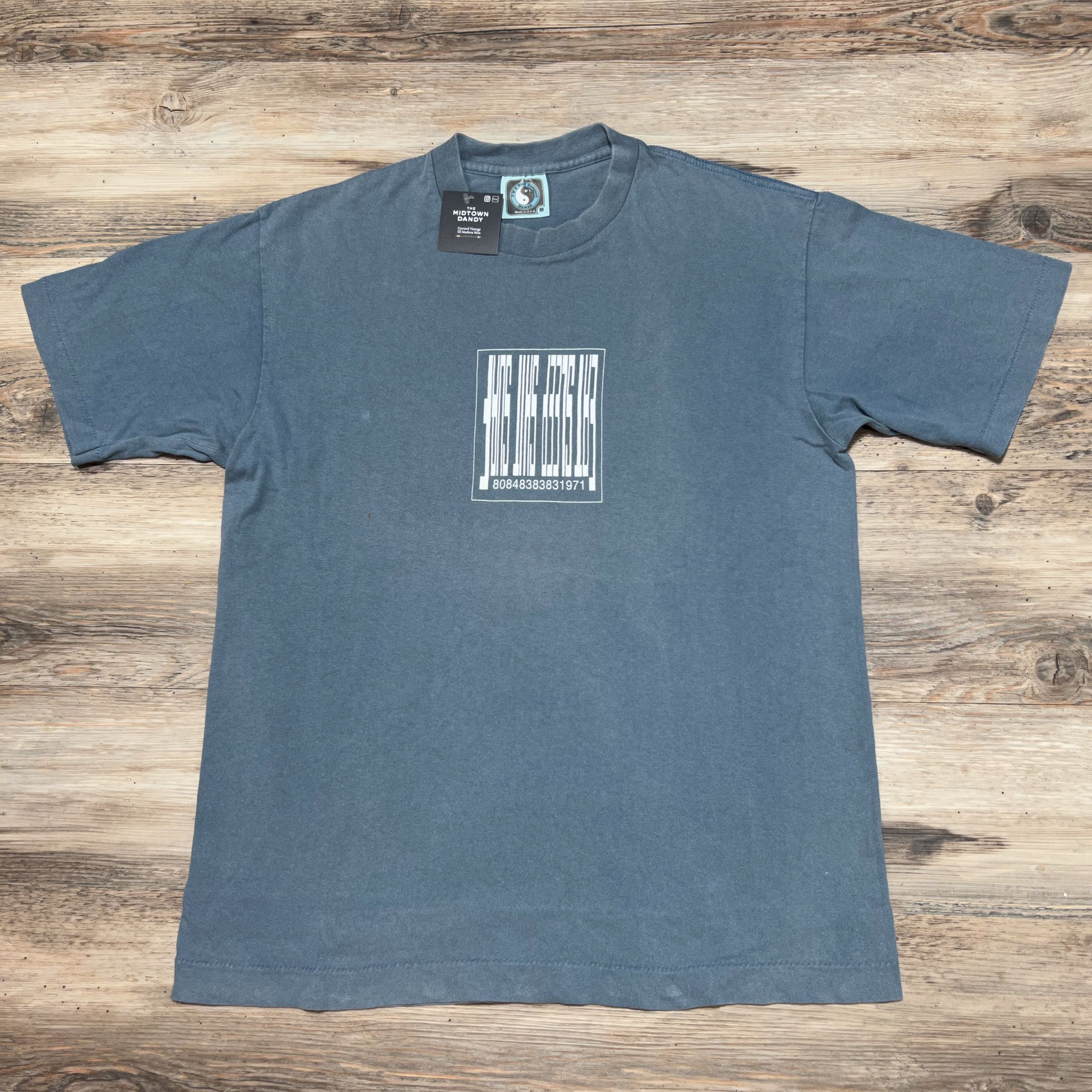 Vintage 90s Vintage T&C SURF DESIGN Eat Sleep Sh!t Surf Barcode Tee ...