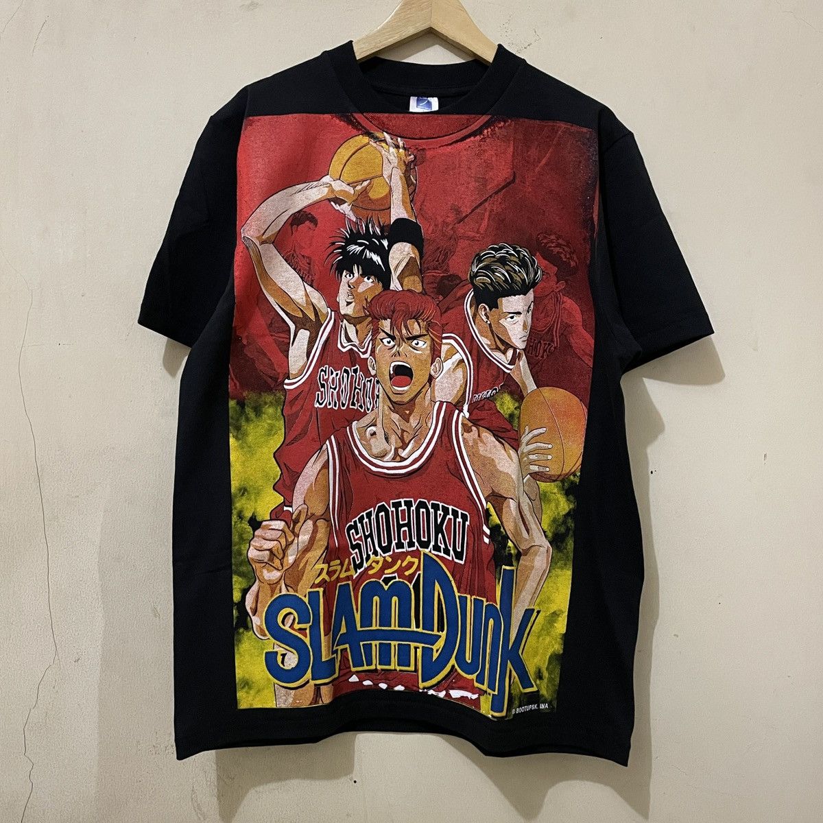 Very Rare RARE Slam Dunk Shohoku Manga Full Print Bootleg T shirt L ...