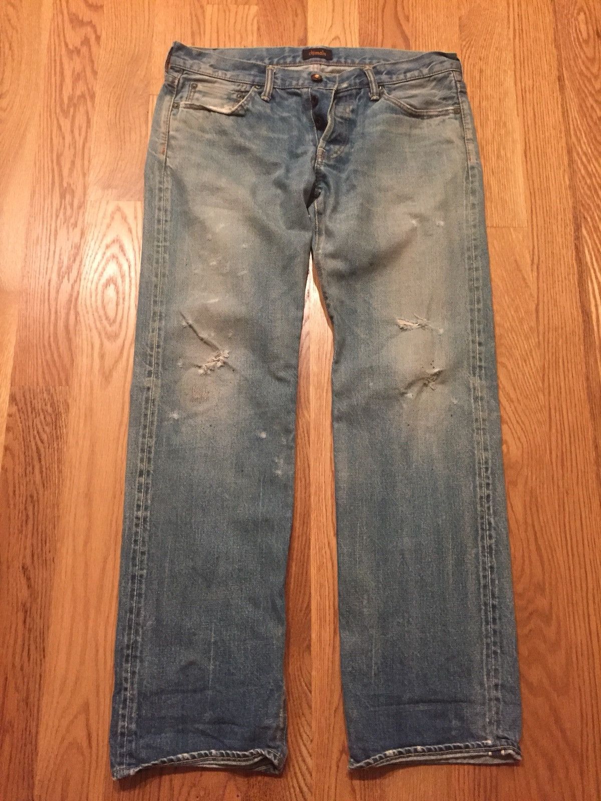 Chimala Chimala Light Distressed Denim | Grailed